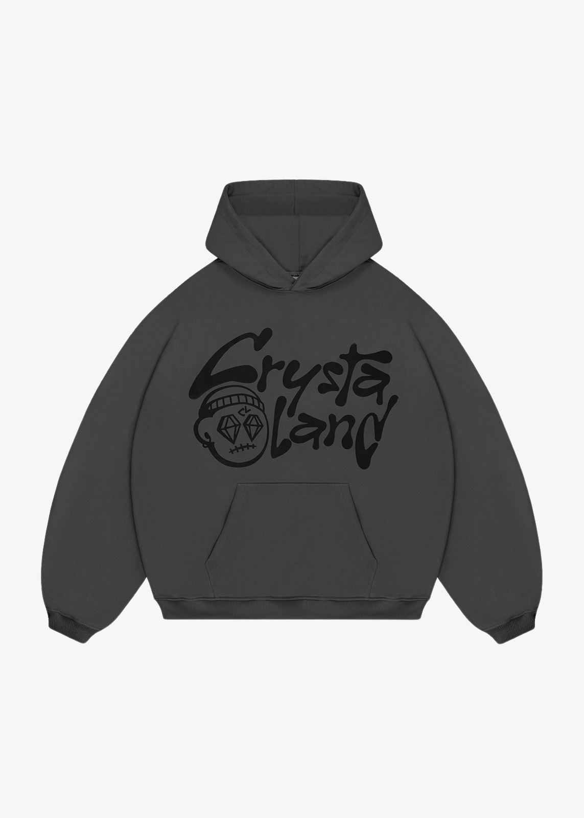 CRYSTALAND SHADOW GREY HOODIE